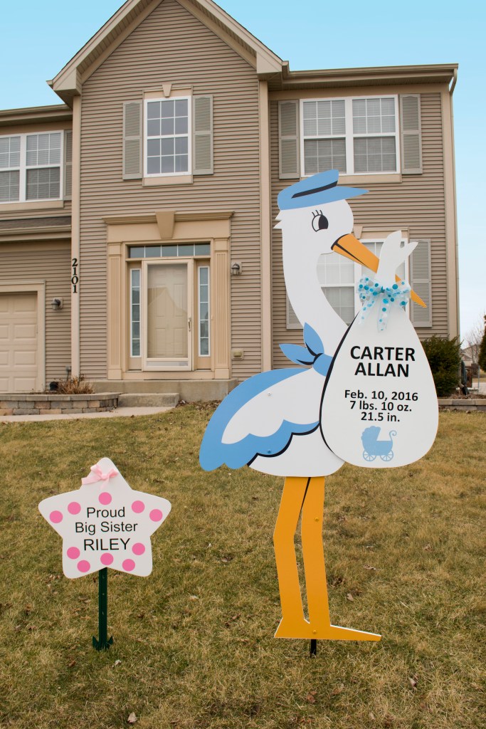 Stork Celebrations | Stork Yard Sign Rental in the Suburbs of Chicago ...